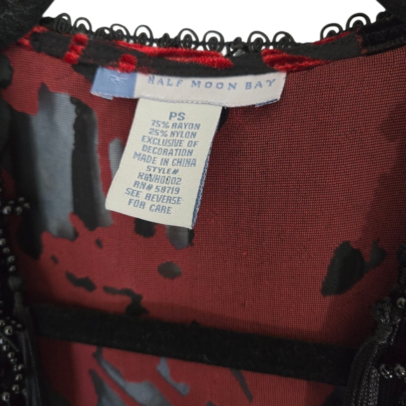 Half Moon Bay | Jackets & Coats | Half Moon Bay Elegant Red And Black ...